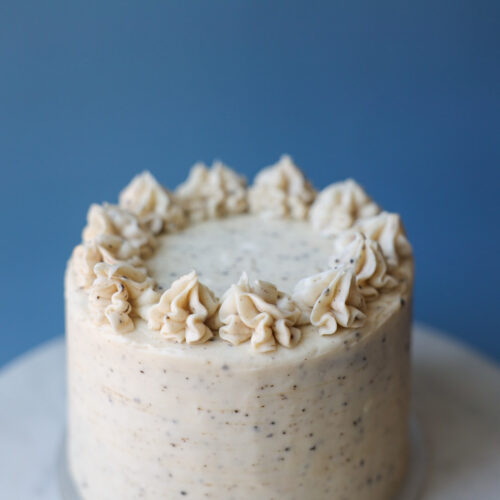 Dalgona Cake with Coffee Cream Cheese Frosting - My Blog