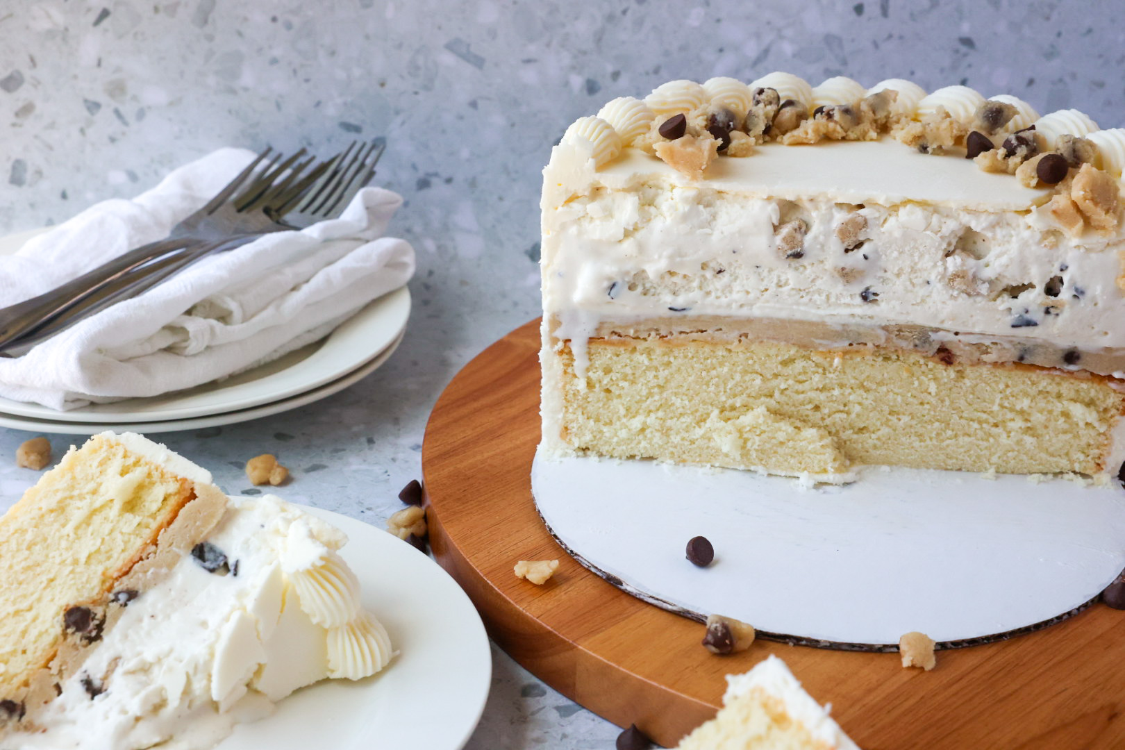 Cookie Dough Ice Cream Cake - My Blog